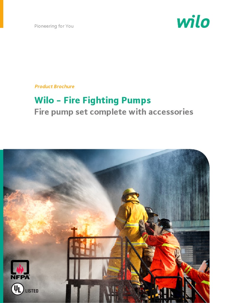 Wilo Fire Fighting (NL, Miso, Asp, SCPFF) PDF | PDF | Engines | Pump