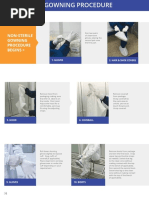 Cleanroom Gowning Procedure Guide | PDF | Glove | Shoe
