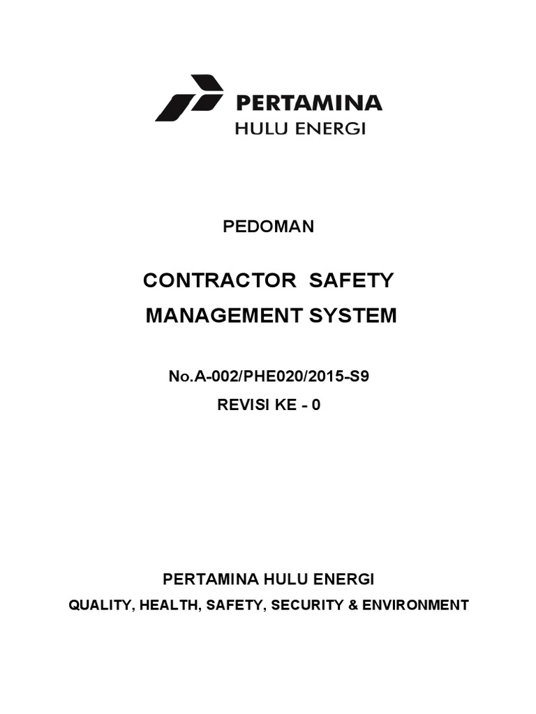 Contractor Safety Management System PDF | PDF