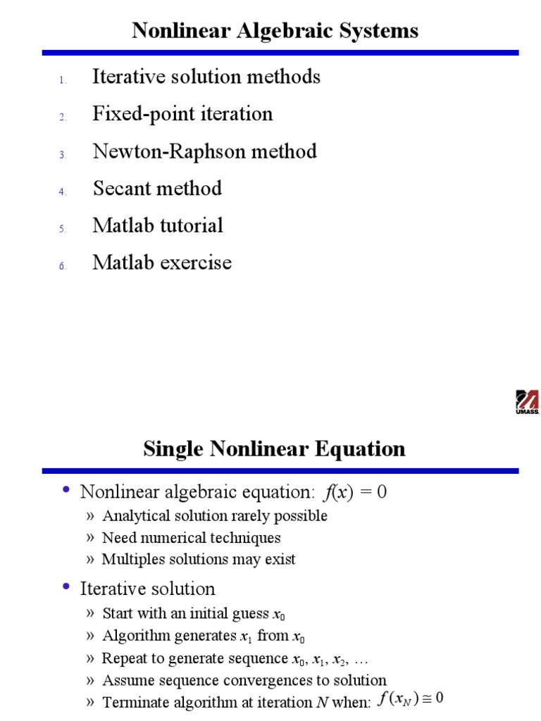 Nonlinear Systems | PDF | Equations | Applied Mathematics