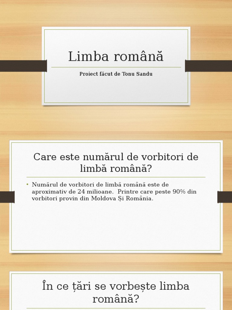 Sandu Proiect Power Point!!! | PDF