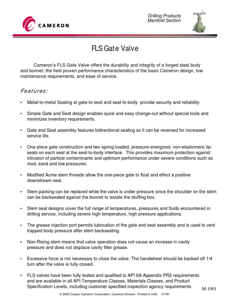 FLS Valve | PDF | Valve | Mechanical Engineering