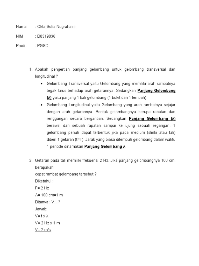 Tugas Ipa Okta | PDF