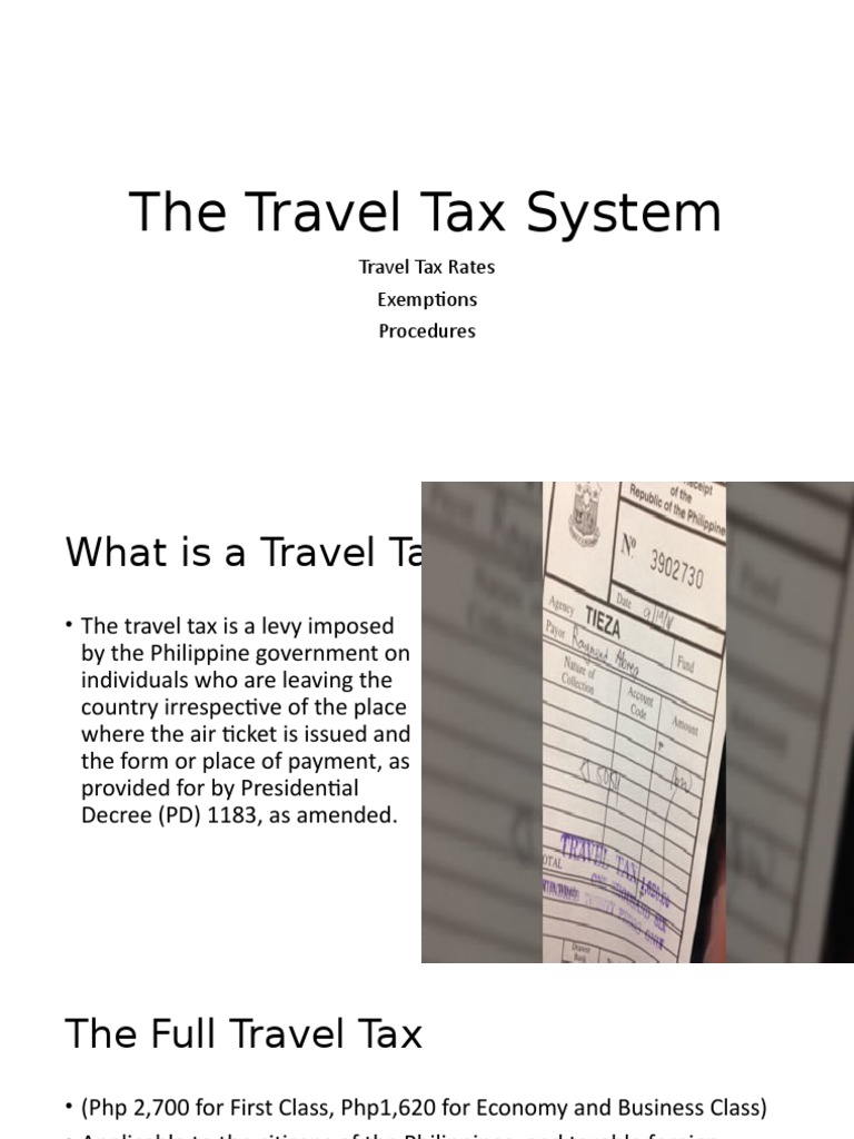 Philippine Travel Tax Guide | PDF | Travel Visa | Passport