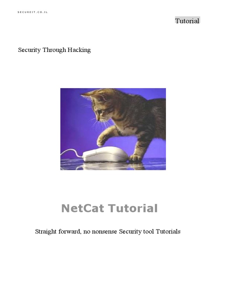 Netcat Tutorial | PDF | Port (Computer Networking) | Internet Information Services