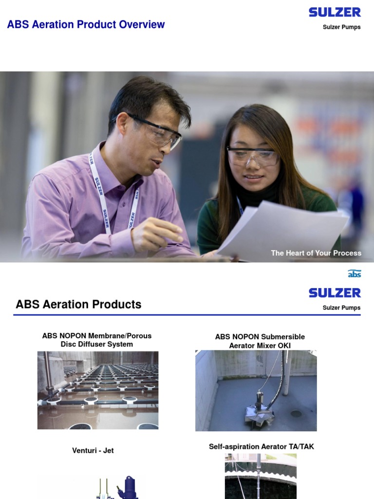 ABS Aeration Product Overview PDF | PDF | Pump | Electric Motor