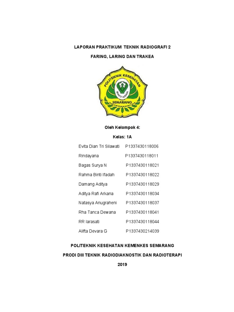 Faring Laring Trakea | PDF