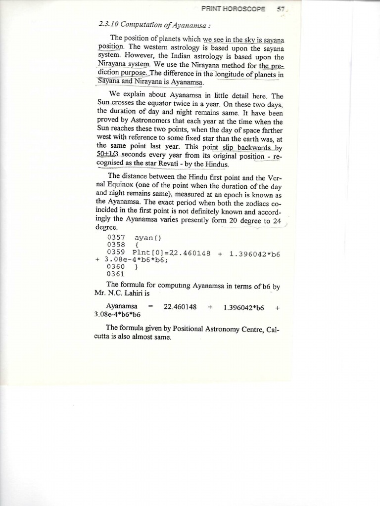 Ayanamsa | PDF