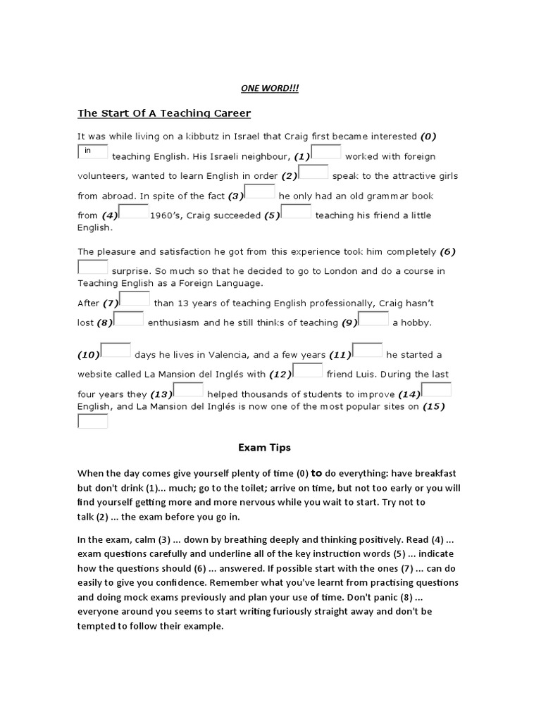 One Word | PDF | Tent