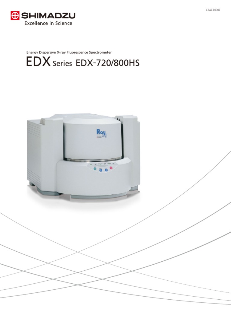 EDX Series EDX-720-800HS | PDF | Energy Dispersive X Ray Spectroscopy ...