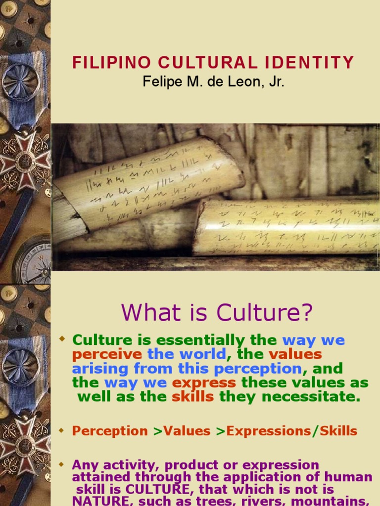 Filipino Cultural Identity | PDF | Southeast Asia | Philippines
