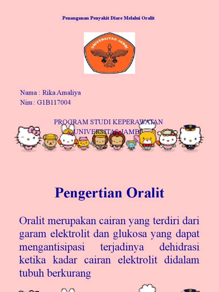 Oralit PPT (Rika) | PDF
