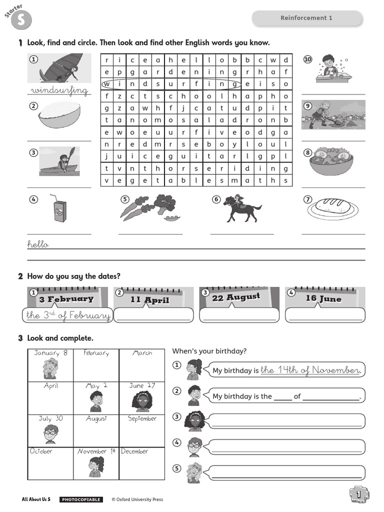 5º Reinforcement and Extension Units 1-6 | PDF | Lion | Tiger