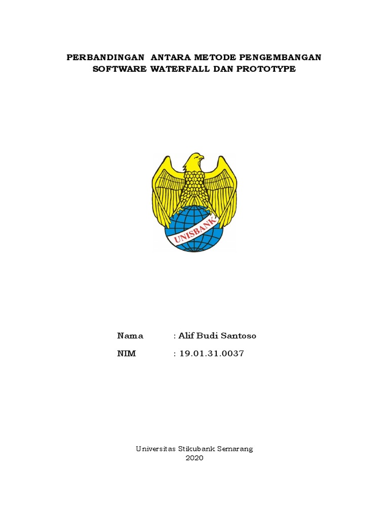 Laporan Perbandingan Antara Metode Pengembangan Software Waterfall Dan ...