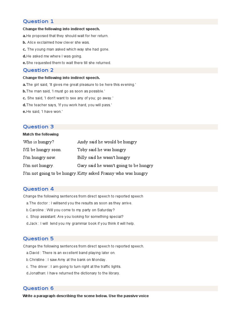 Voice Change | PDF | Grammar | Syntax