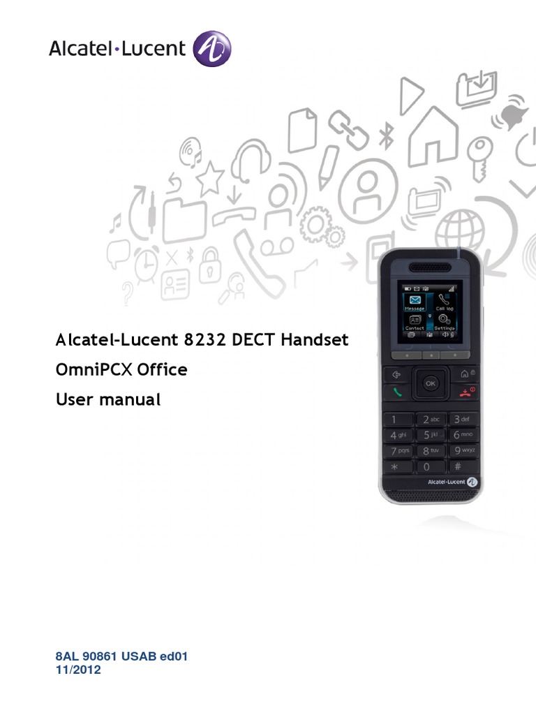 Alcatel-Lucent 8232 PDF | PDF | Voicemail | Battery Charger