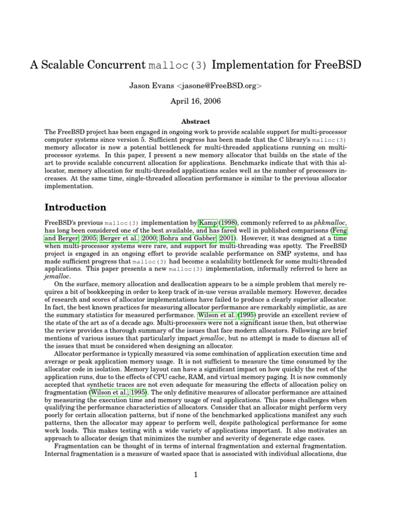 Jemalloc | PDF | Technology & Engineering