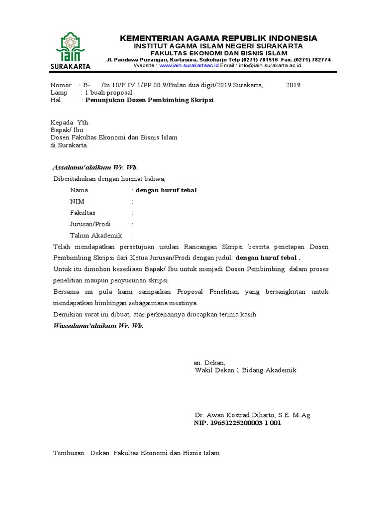 Surat Penunjukan DOsbing 1 2 | PDF | Perjalanan