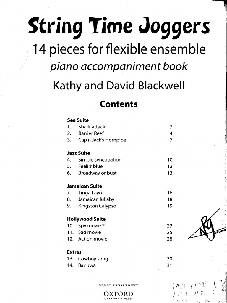 String Time Joggers | PDF