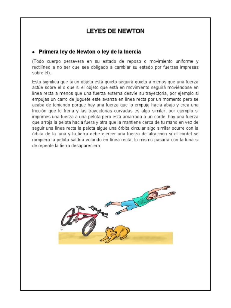 Leyes de Newton | PDF | Las leyes del movimiento de Newton | Fuerza