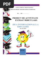 Proiect Educational - 1 Decembrie 2022 | PDF