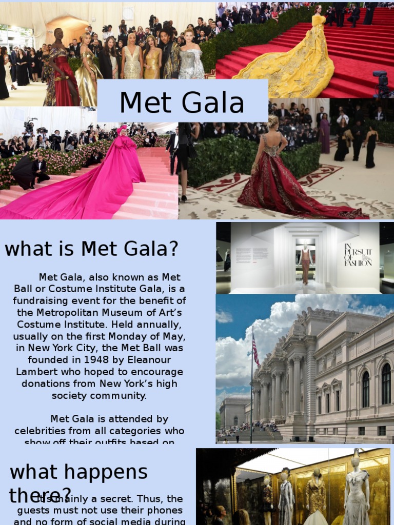 Overview of the Met Gala Event | PDF | History