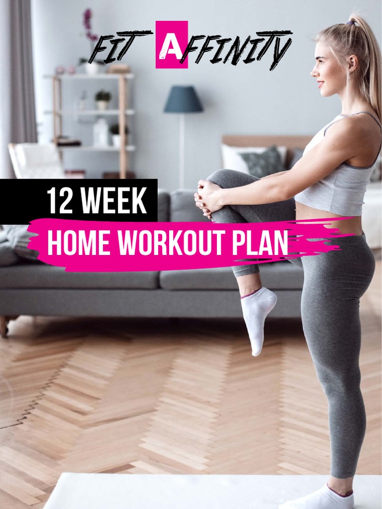 12 Week Home Workout Plan | Download Free PDF | Strength Training ...