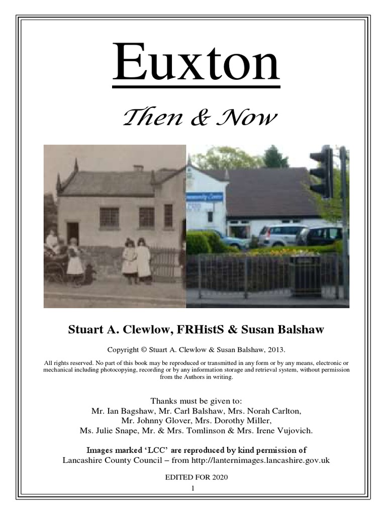 Euxton Then Now 2020 | PDF | Unrest