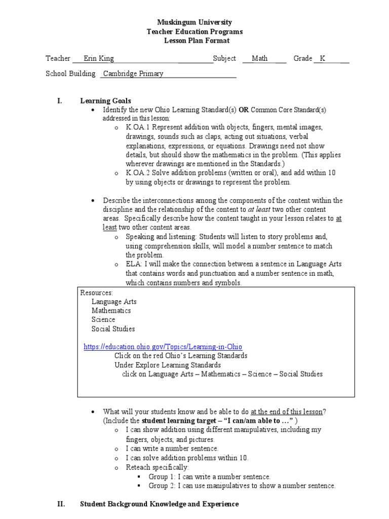 Math Whole Group Teach and Reteach Lesson | PDF | Learning Styles ...