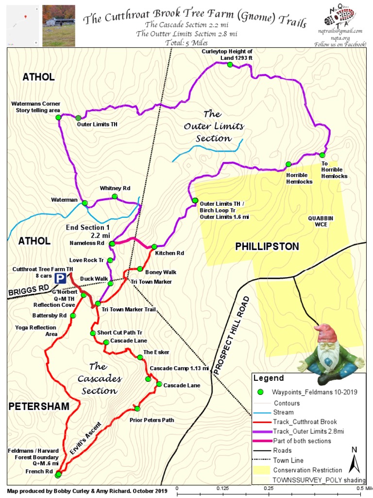 Cutthroat Brook Trail Map and Guide | PDF | Trail | Geography