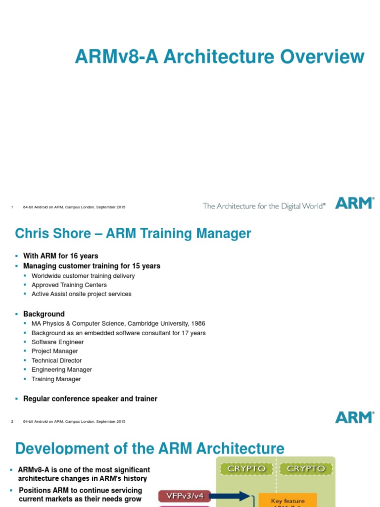 ARMv8 Overview | PDF | Arm Architecture | 64 Bit Computing