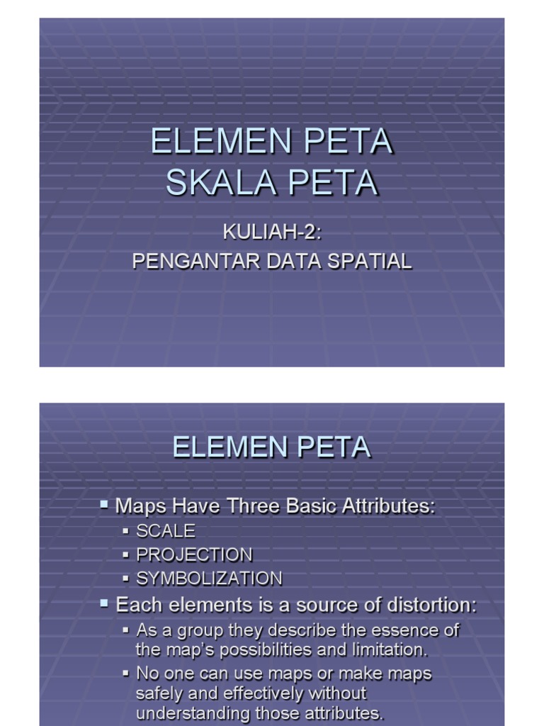 Elemen Peta - Skala Peta | PDF | Map | Ratio