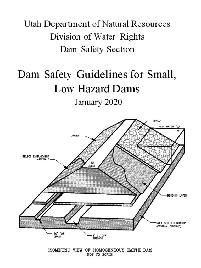Dam Safety Guidelines For Small, Low Hazard Dams January 2020 | PDF ...