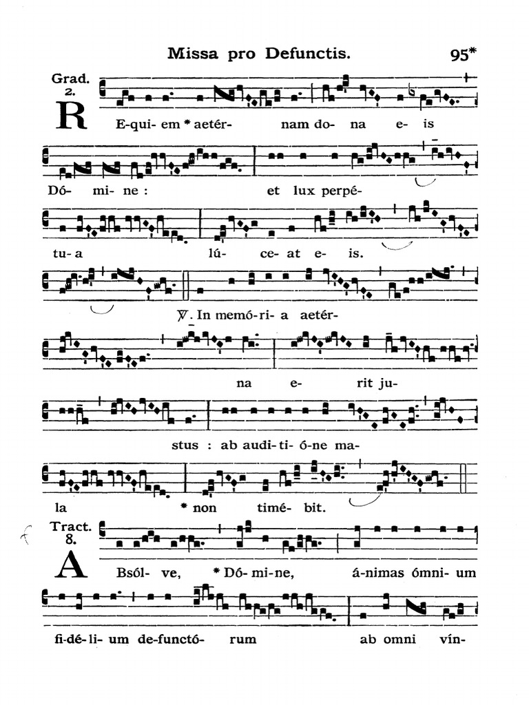 Requiem Mass Sheet Music | PDF | Western Christianity | Choral Compositions