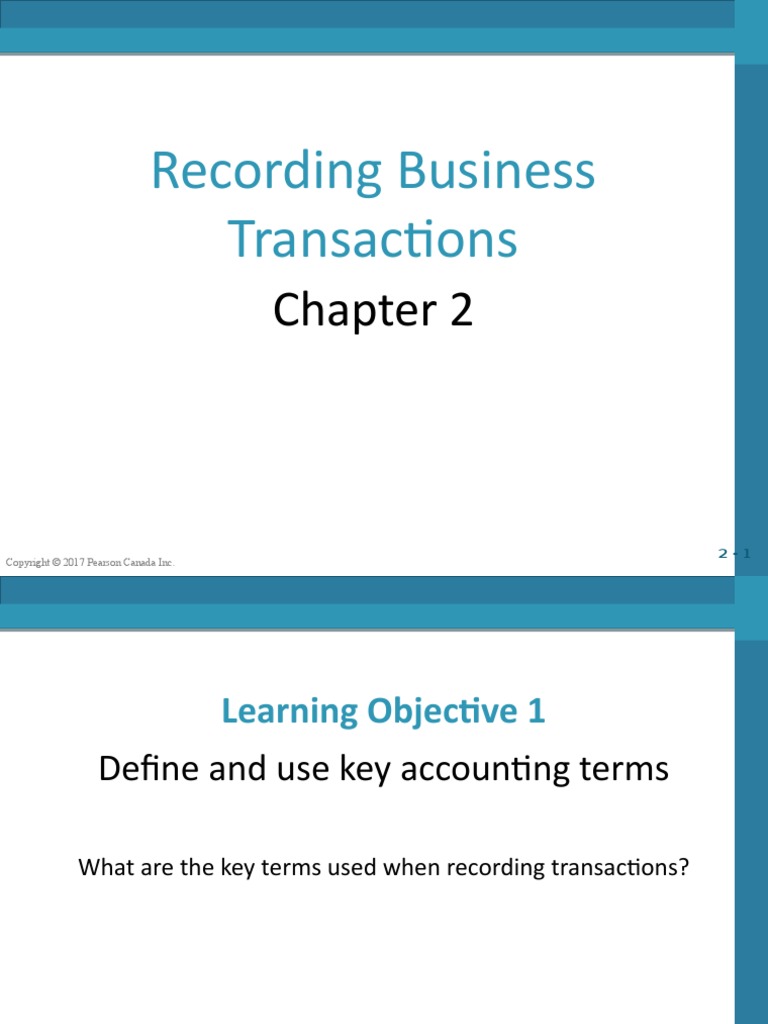 Accounting Chapter 2 | PDF | Debits And Credits | Corporations