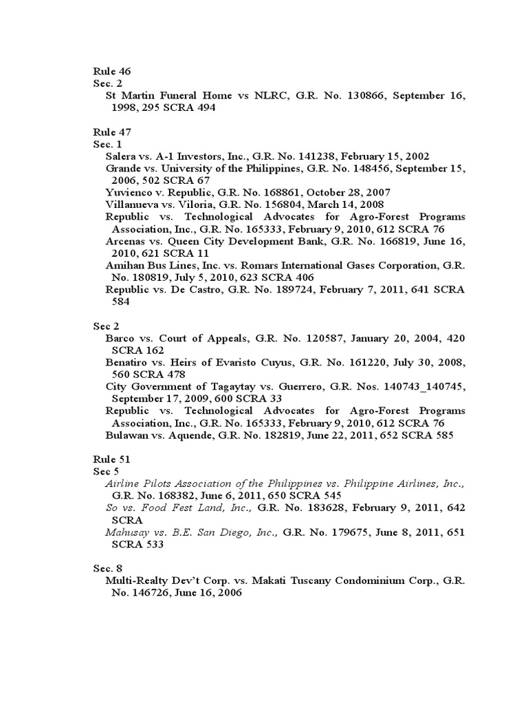 REM Cases | PDF | Judiciaries | Government