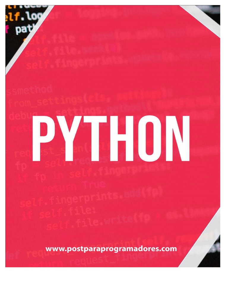 Python | PDF | Python (lenguaje de programación) | Lenguaje de programación