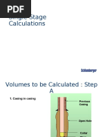 Cement Calculations | PDF | Casing (Borehole) | Chemical Engineering