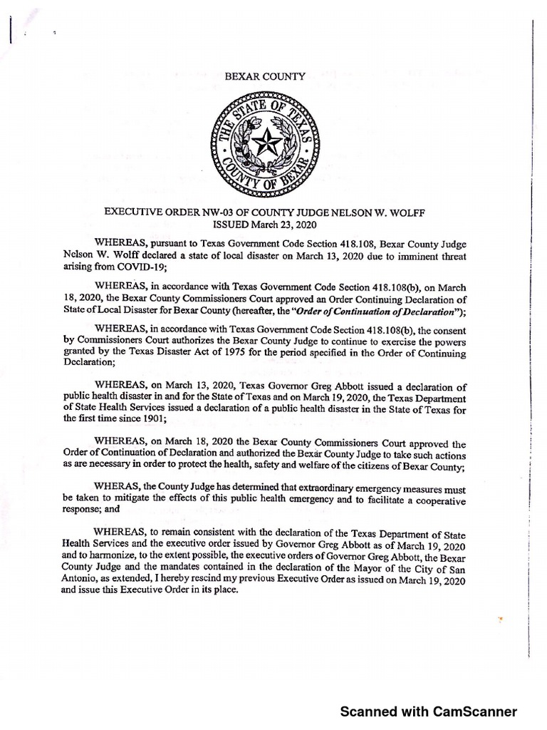 County Order | PDF