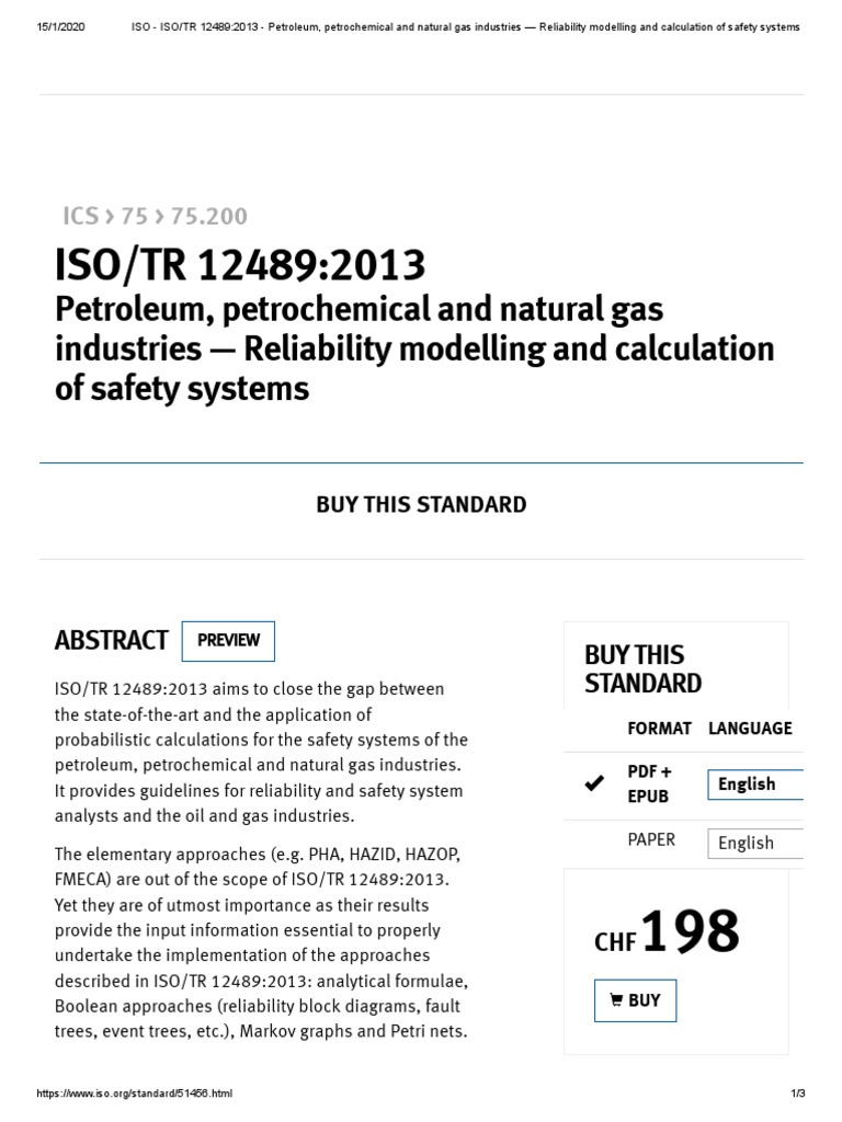 ISO - ISO - TR 12489 - 2013 - Petroleum, Petrochemical and Natural Gas ...