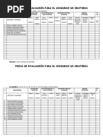 Formato de Evaluación Concurso de Canto | PDF