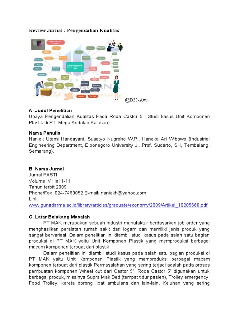 Contoh Review Jurnal | PDF