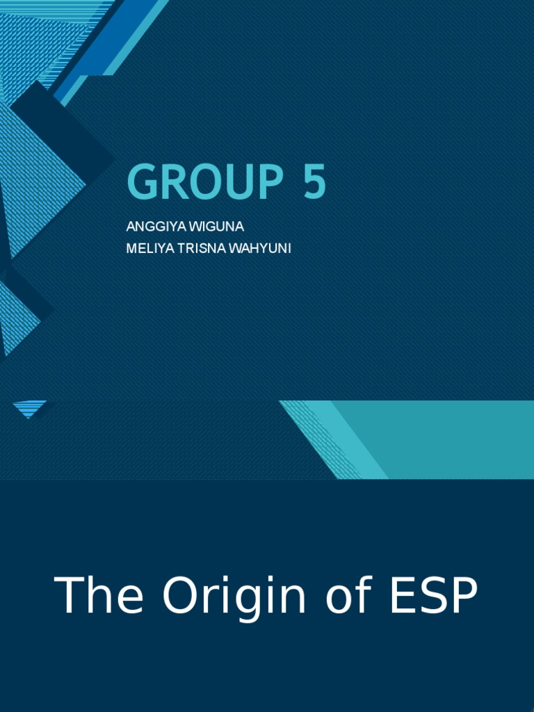 The Origin and Three Reasons for the Rise of ESP | PDF | Linguistics ...