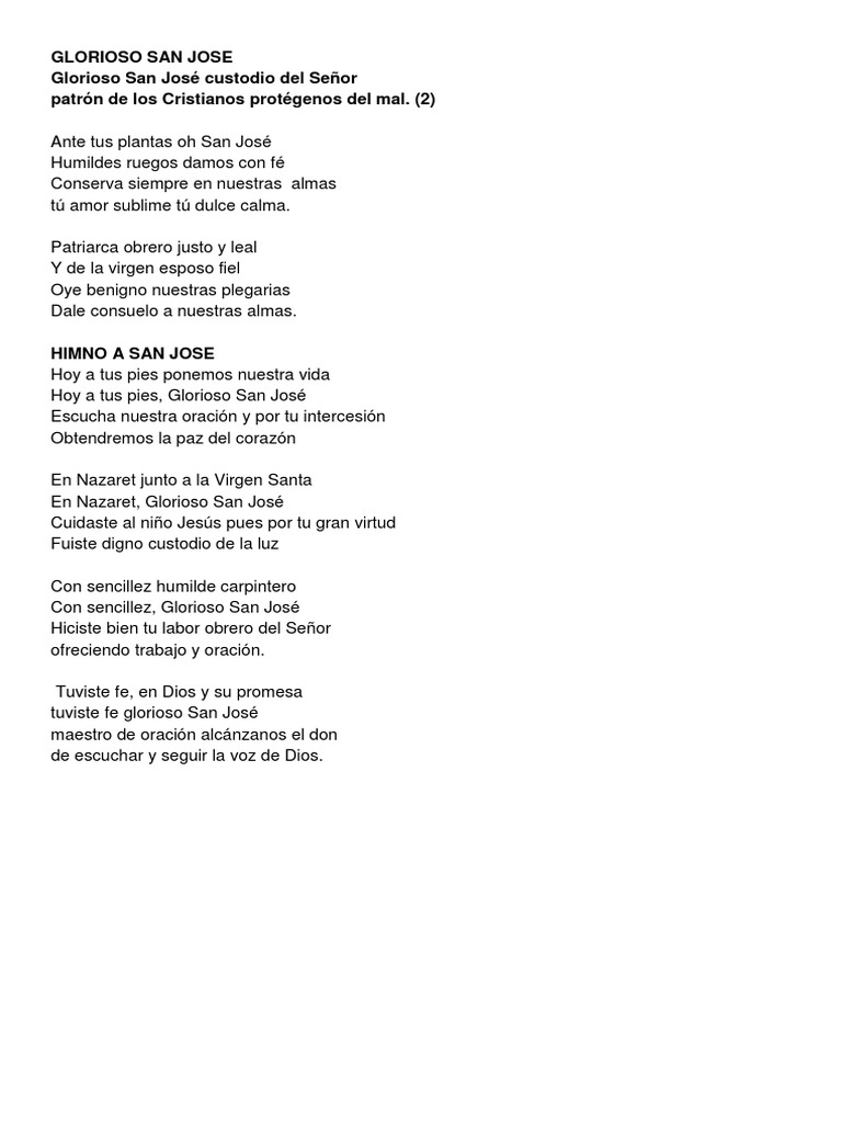 Glorioso San José PDF | PDF