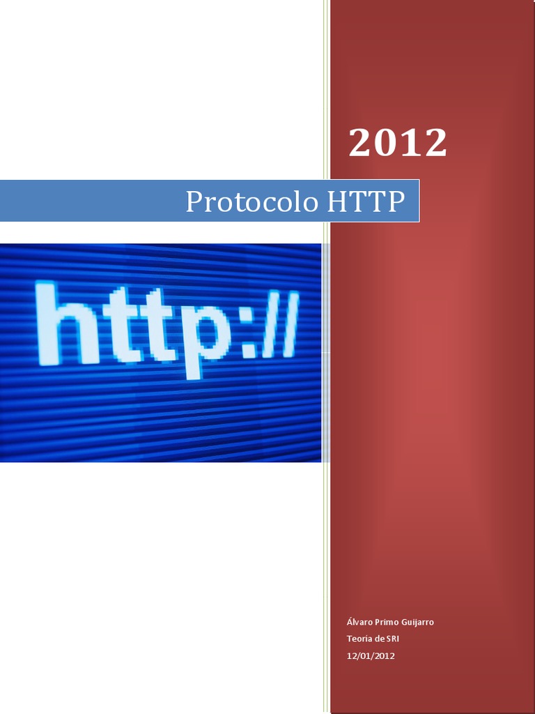 Protocolo HTTP PDF | Descargar gratis PDF | Página web | Servidor web