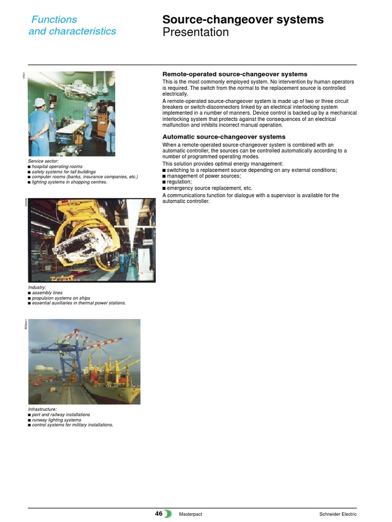 Interlock of Masterpact | PDF | Power Supply | Switch