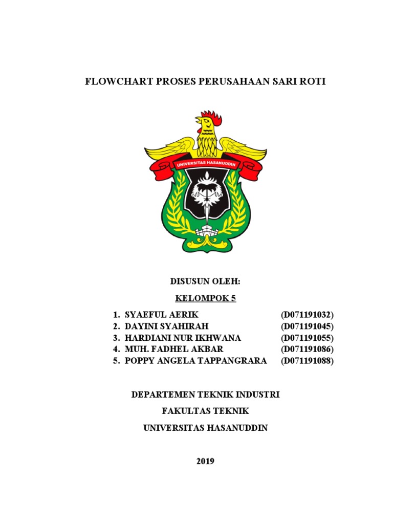 Flowchart Proses Perusahaan Sari Roti | PDF
