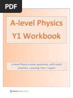 AQA A Level Physics Equation Sheet | PDF | Electromagnetic Field | Velocity