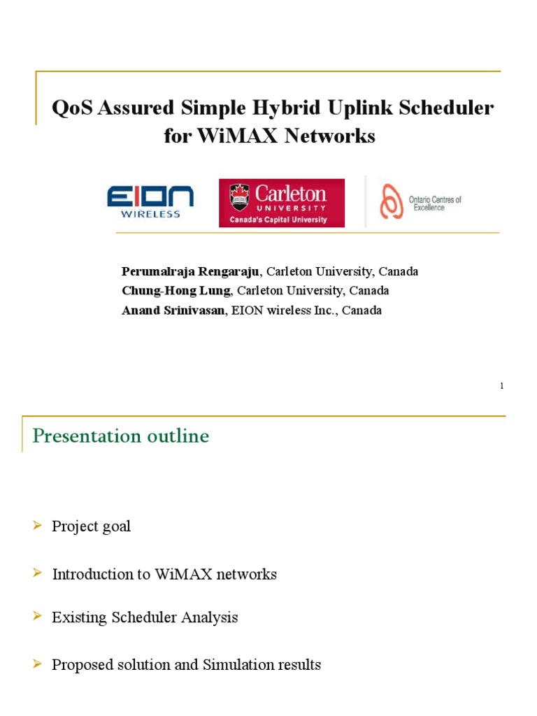 WiMAX - Hybrid Scheduler | PDF | Computer Network | Wi Max