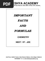 Ncert Kaksha Formula Sheets Chemistry Class 11th | PDF | Gases | Mole ...